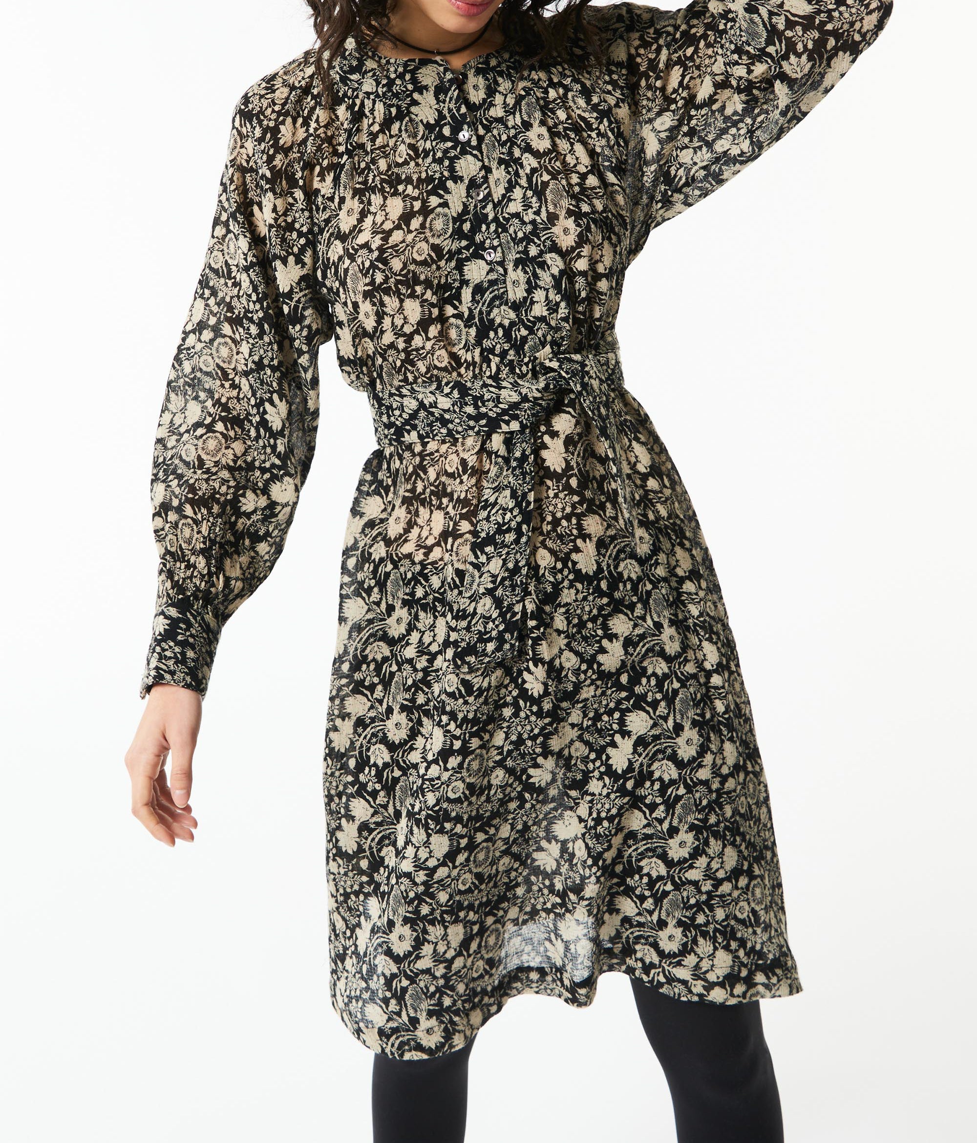 Amel printed dress – Antik Batik Vintage