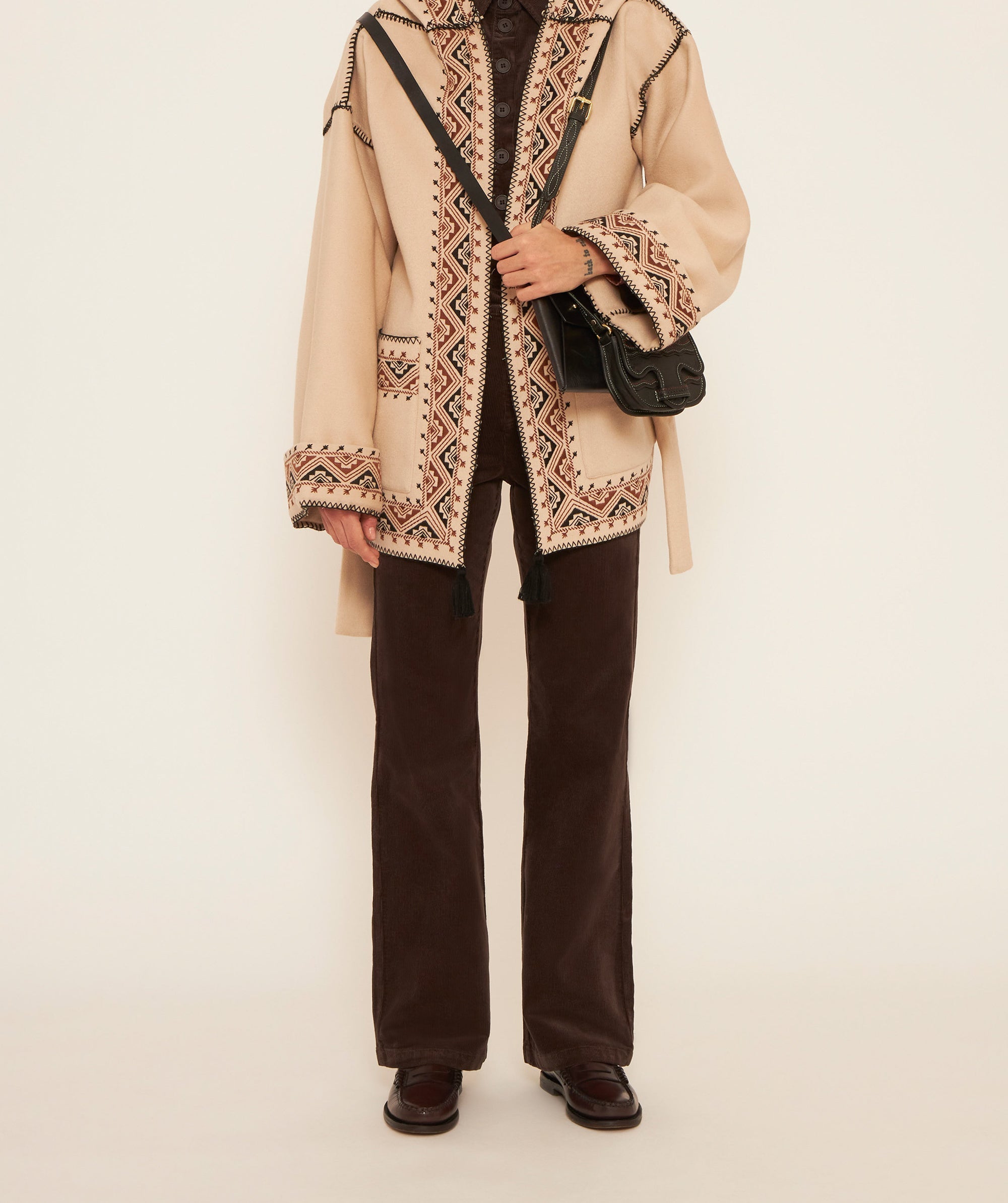 Condor Embroidered Short Coat – Antik Batik Vintage